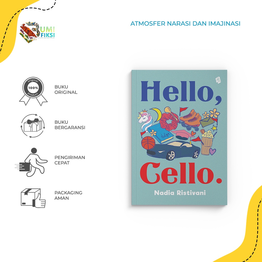 Jual Buku Novel Hello, Cello - Bukune - Nadia Ristivani - Bumi Fiksi ...