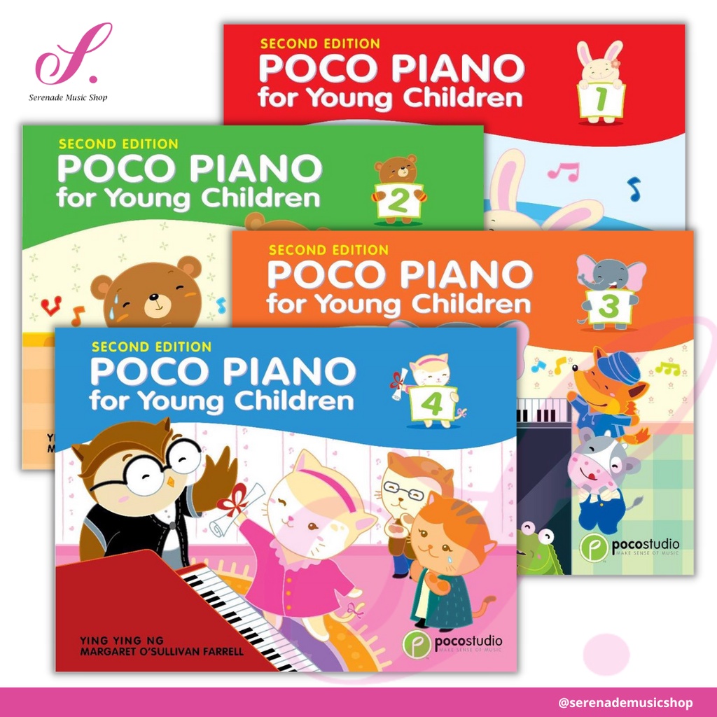 Jual Poco Piano for Young Children Book 1/2/3/4 Buku Piano Pemula Ying ...