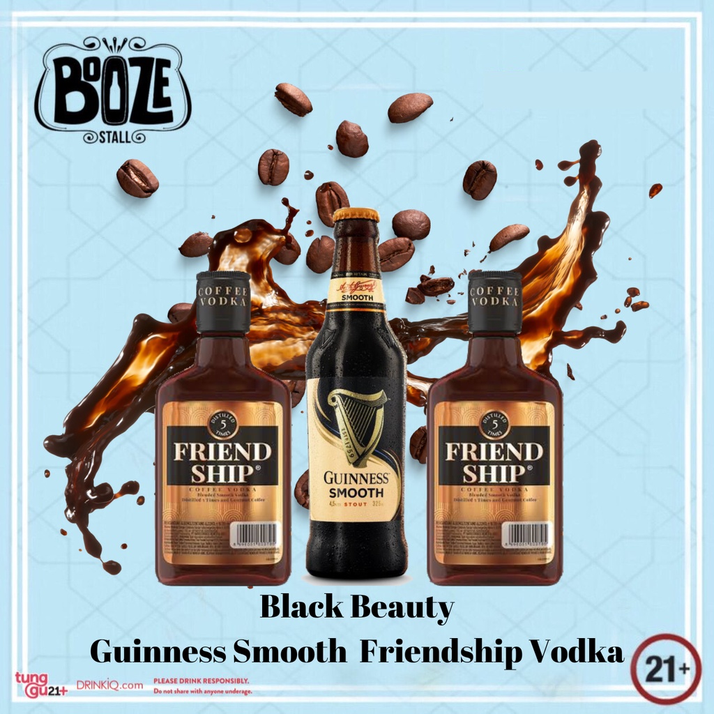 Jual Black Beauty Guinness Smooth Friendship Vodka | Shopee Indonesia