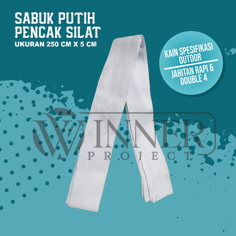 Jual SABUK PENCAK SILAT PUTIH STANDART IPSI | Shopee Indonesia