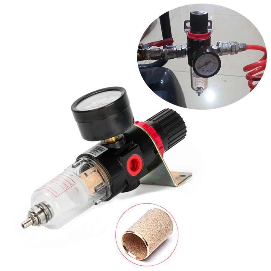 Jual EWO Air Filter Regulator Kompresor Udara Control Tekanan 1/4 Inch ...