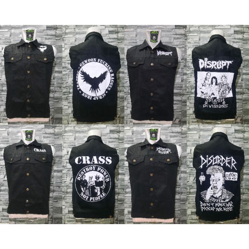 Jual JAKET VEST PUNK | Shopee Indonesia