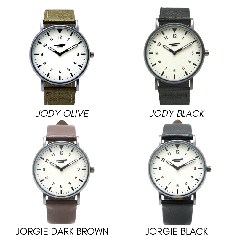 Jual Berrybenka Street - Jam Tangan Pria Canvas Casual Jody Webbing ...