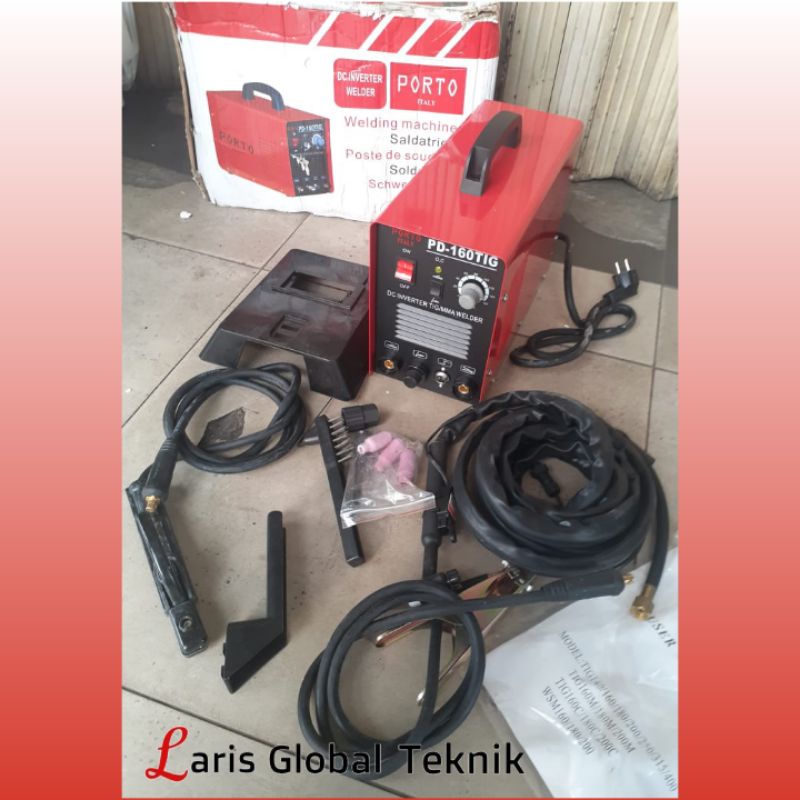 Jual Mesin Las Stainless Steel PORTO PD 160 PD160 Tig Trafo Las Argon ...