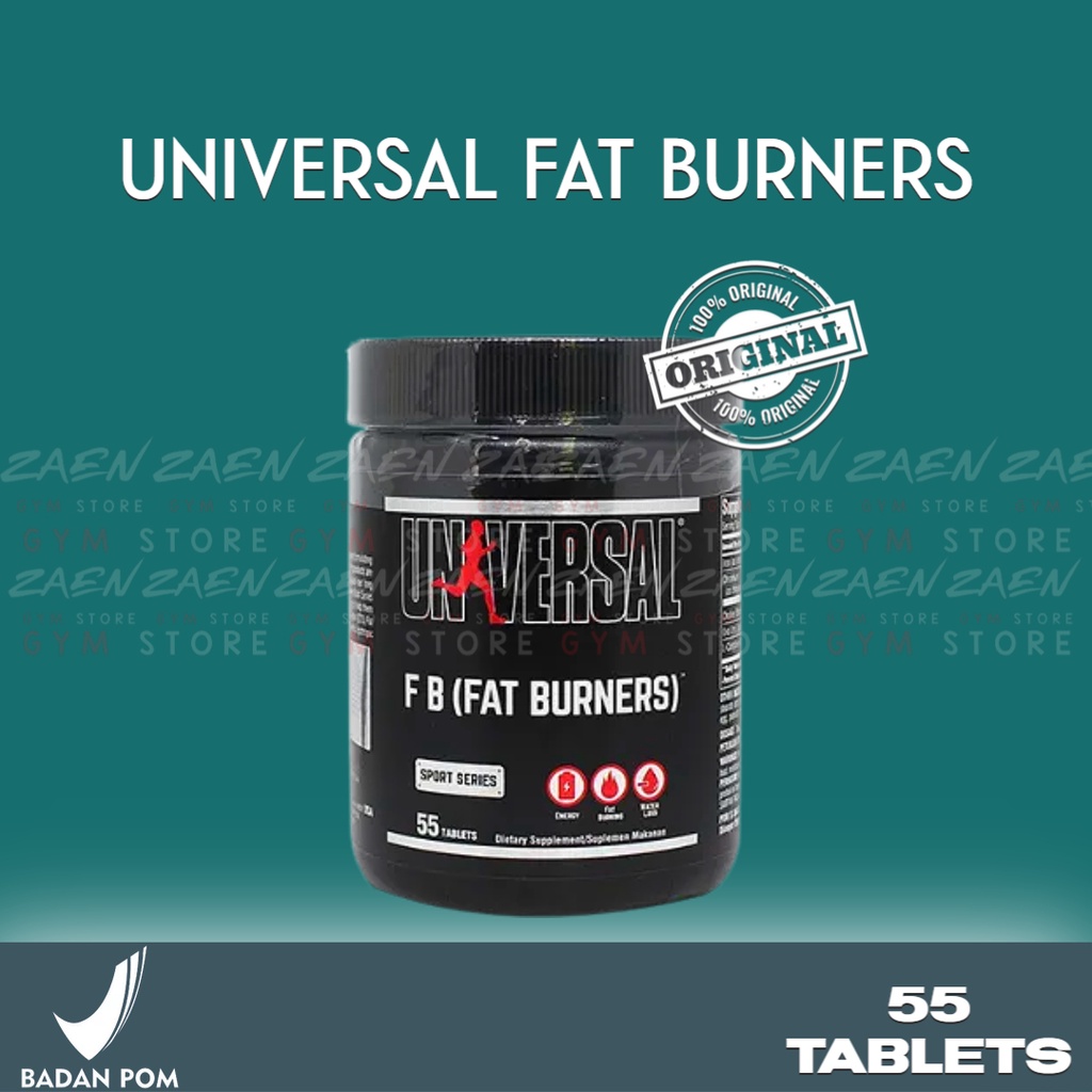 Jual Universal Fat Burner 55 Tablet BPOM Pembakar Lemak Original ...