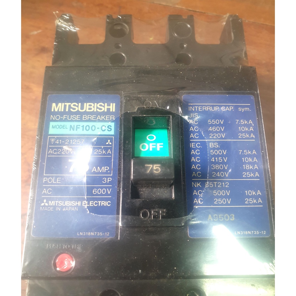 Jual MITSUBISHI NO FUSE BREAKER | Shopee Indonesia