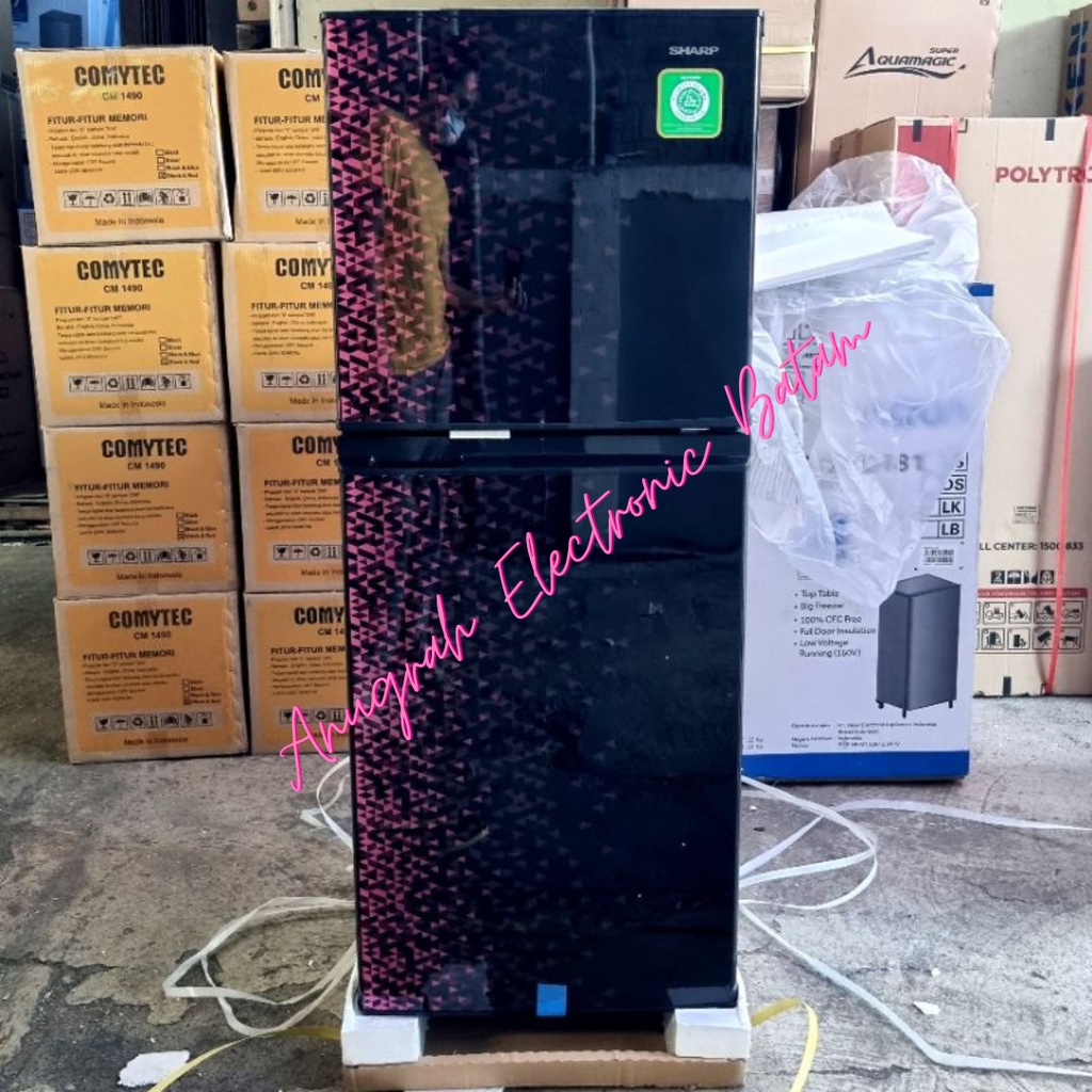 Jual Kulkas Sharp SJ-236MG-GB/GR 2 Pintu 205 L BATAM | Shopee Indonesia