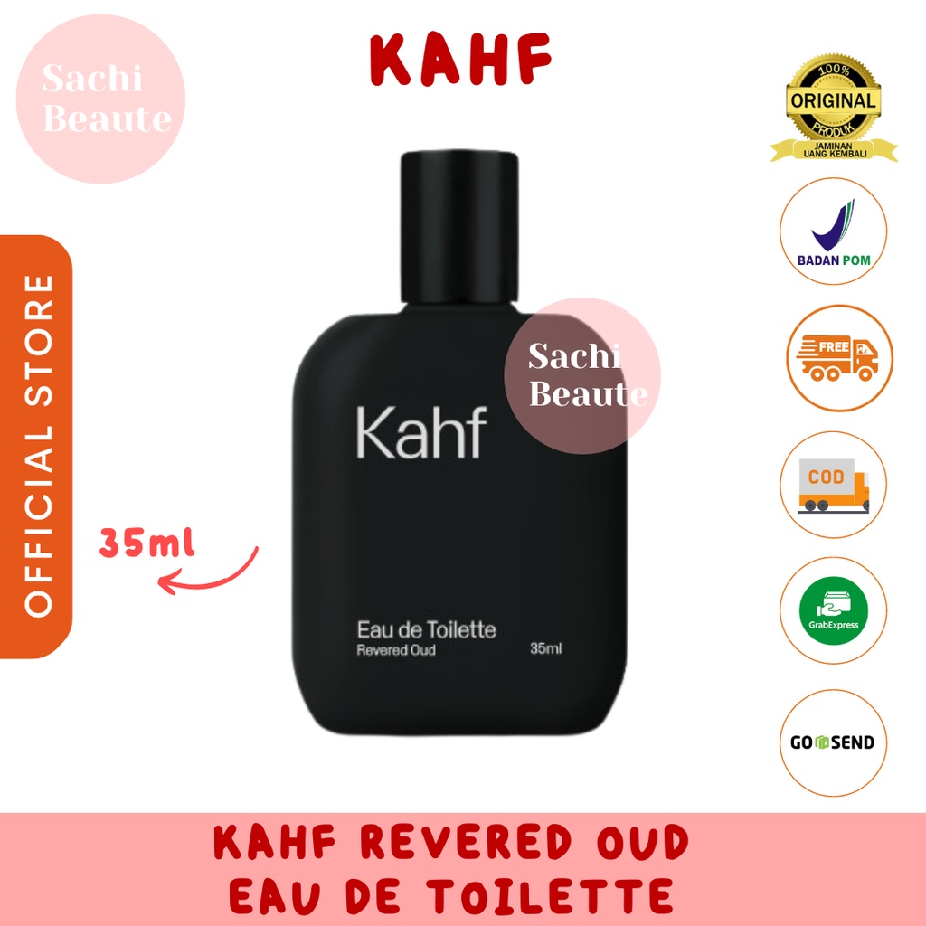 Jual Kahf Revered Oud Eau De Toilette 35 ml - Parfum Pria Wangi Tahan ...