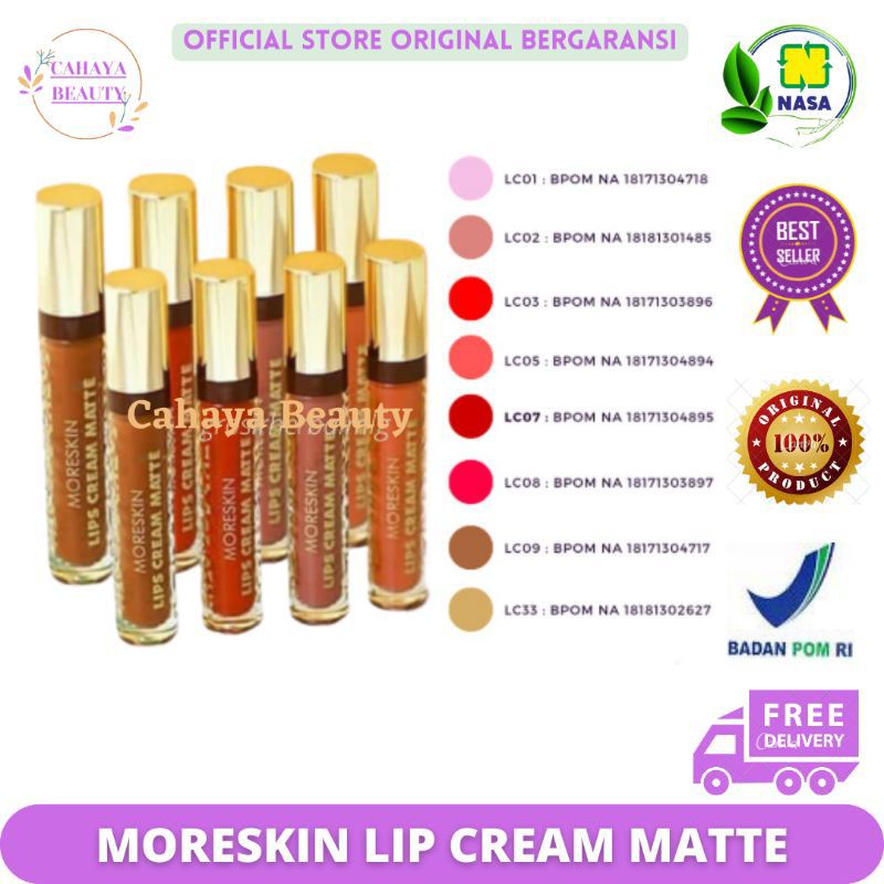 Jual MORESKIN LIPMATE NASA 100%ORIGINAL | Shopee Indonesia