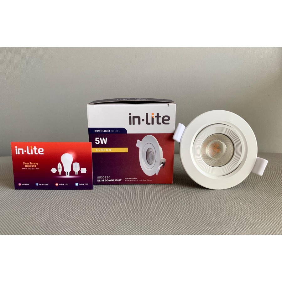 Jual LAMPU LED MINI DOWNLIGHT SPOTLIGHT INLITE 5W 5 WATT - INDC236 ...