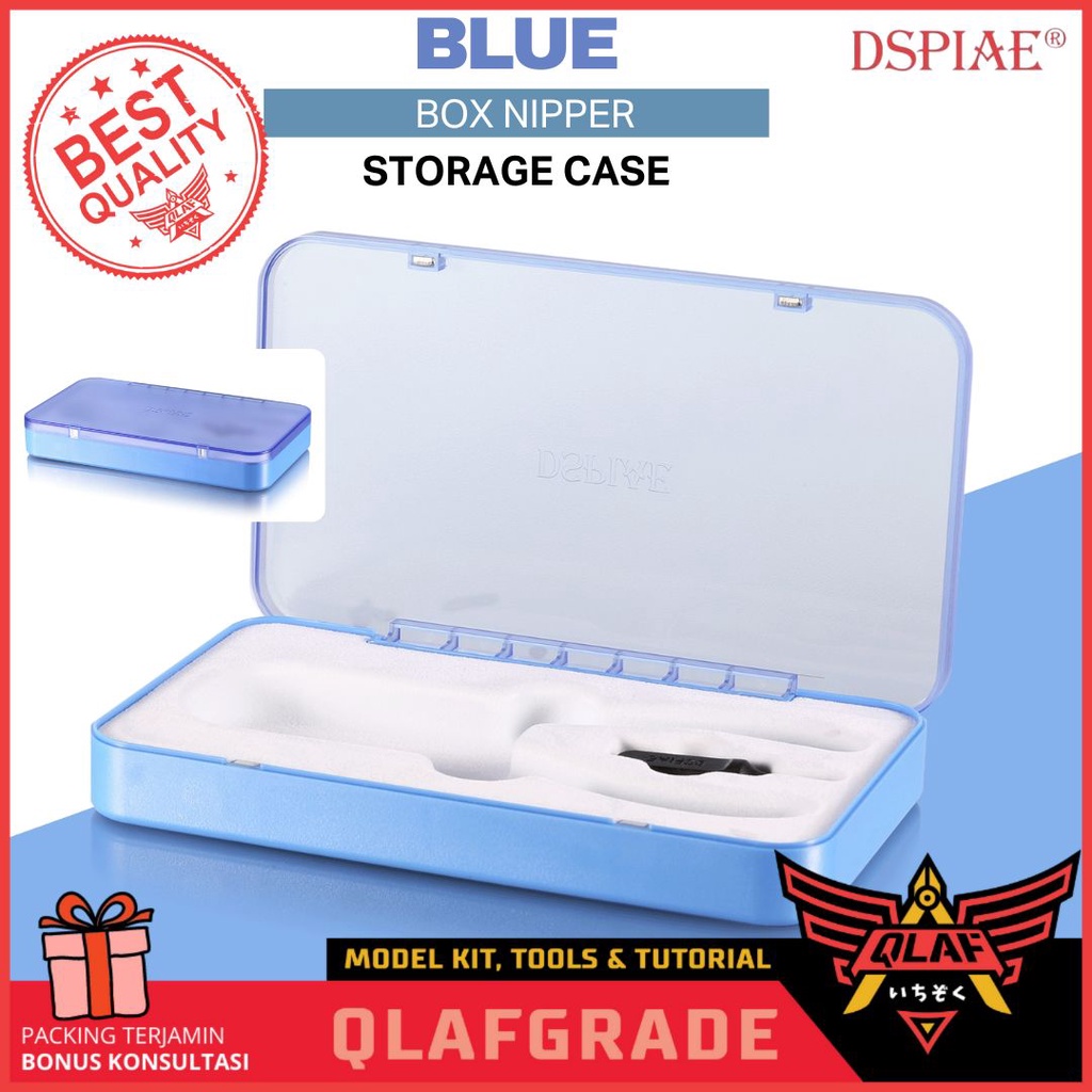 Jual BOX NIPPER BLUE Biru Kotak Penyimpan Nipper Case dspiae | Shopee Indonesia