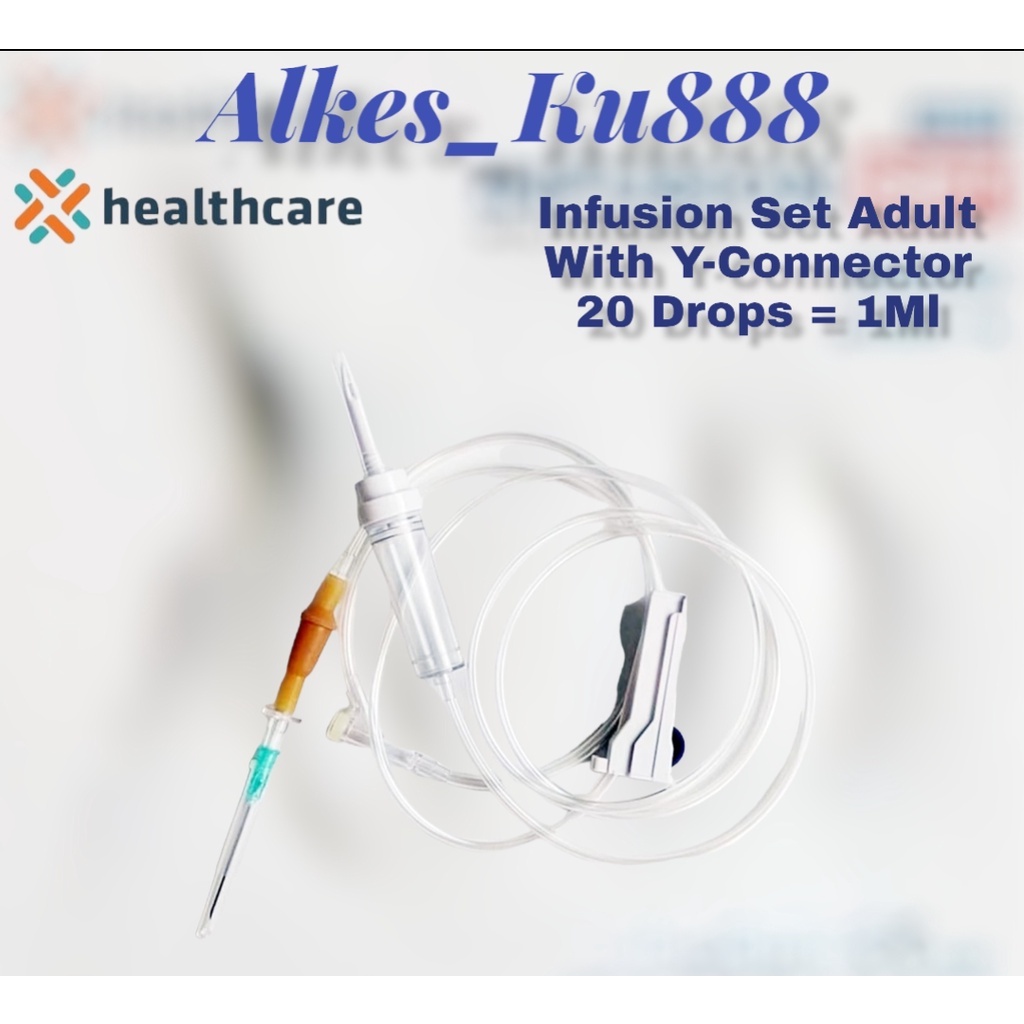 Jual Infuset Dewasa Tipe Y HEALTHCARE PER PCS / Healthcare Infusion Set ...