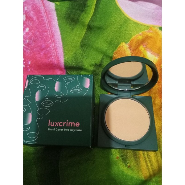 Jual [ Preloved Luxcrime Blur & Cover Two Way Cake in Opera ] | Shopee ...