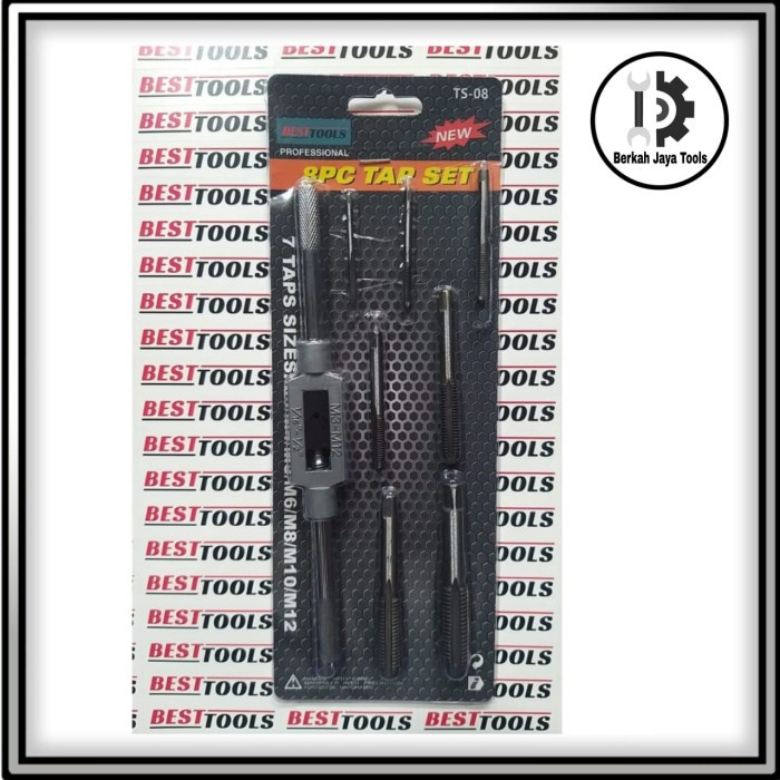 Jual Hand Tab Set 8pcs / mata bor pembuat ulir drat baut sekrup ...