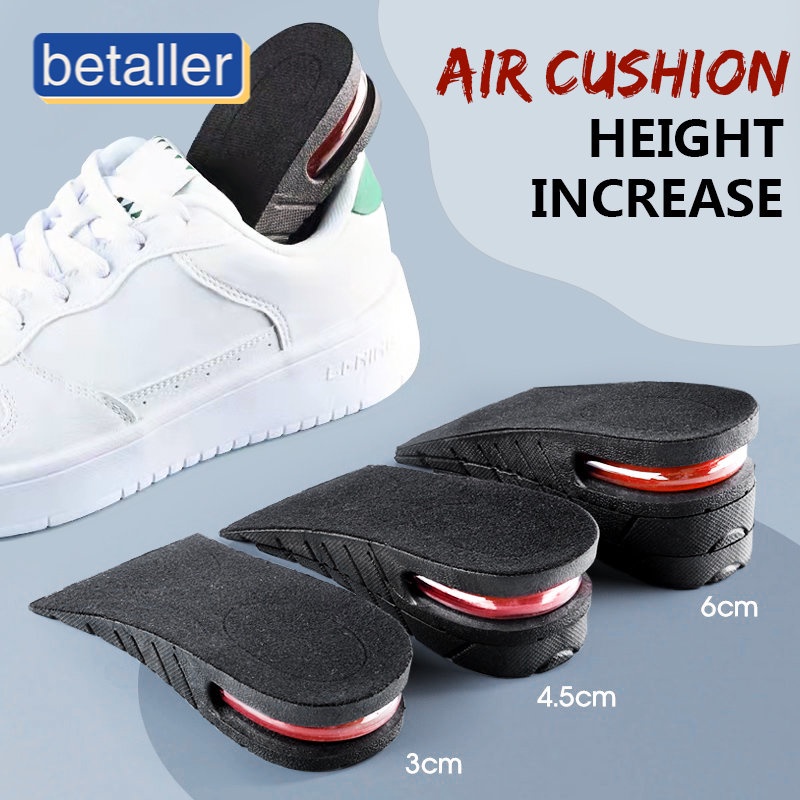 Jual Peningkatan Tinggi Insole 3-Layer Bantalan Udara Bantalan Udara ...