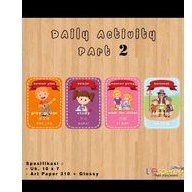Jual FLASH CARD DAILY ACTIVITY / KARTU BELAJAR ANAK KEGIATAN SEHARI ...