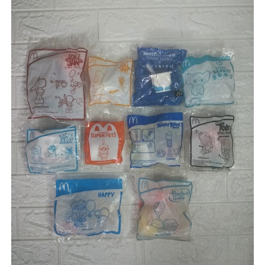 Jual Happy Meal McD McDonald's set 1 (10 Pcs) | Shopee Indonesia