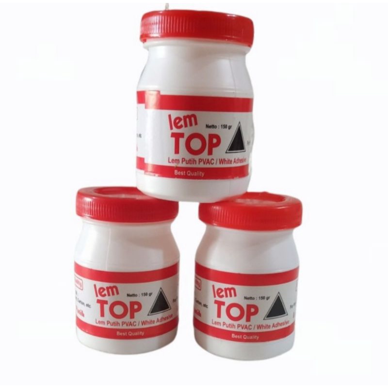 Jual Lem Putih Merk Top/Solid 150gram(Kualitas Setara Lem Fox)Harga ...