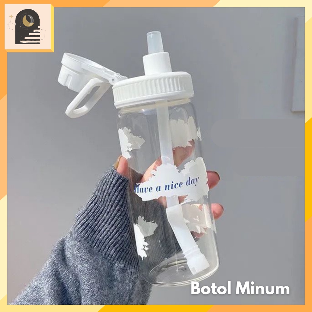 Jual Either.id - Botol Minum Aesthetic Water Bottle Termos Botol Doff ...