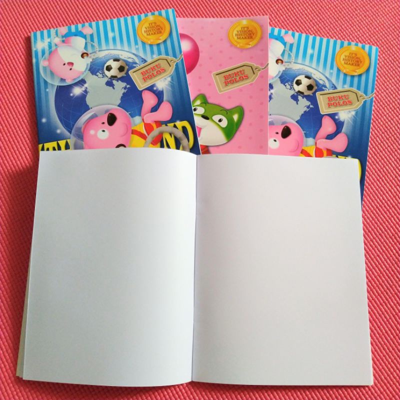 Jual Buku Polos 1Pak / Buku Polos Vision / polos paper star / Buku ...