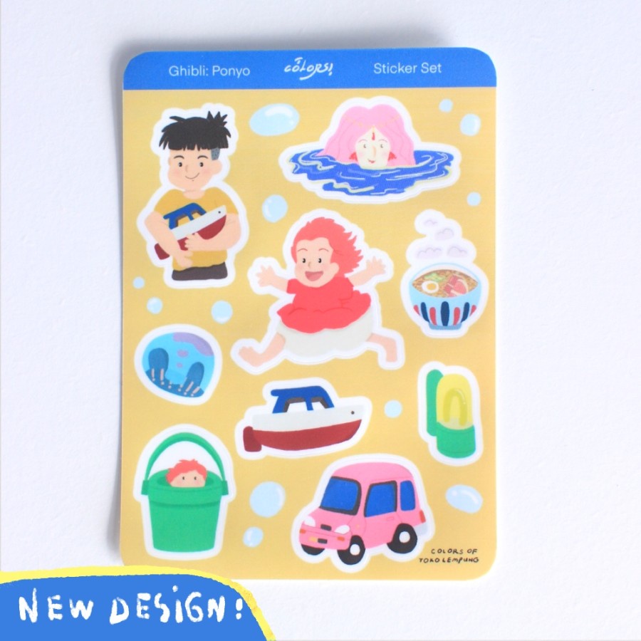 Jual Ponyo Sticker Set | Shopee Indonesia