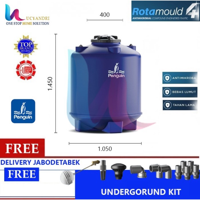 Jual Toren Air Tangki Tanam Penguin Tp 110 Ground Tank Toren Air Pendam ...