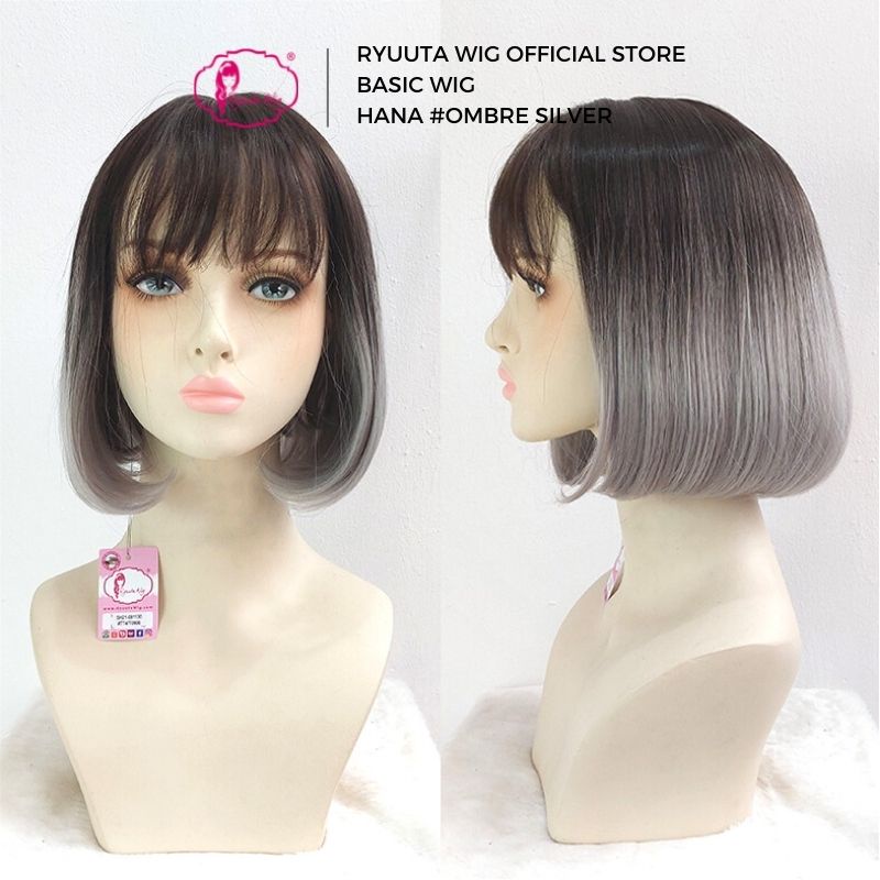 Jual Ryuuta Wig Lolita Hana Bob Blow Poni Tipis Korea Kawaii Ulzzang ...