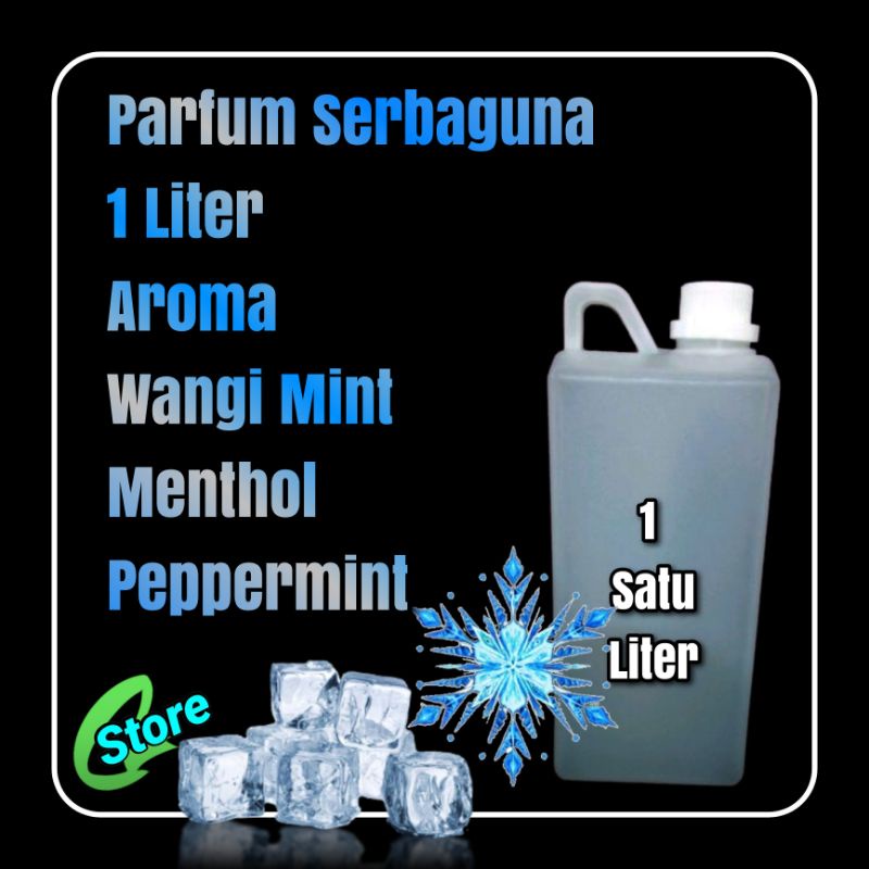 Jual Parfum Serbaguna 1 Liter Aroma Wangi Ice Mint Menthol Peppermint ...