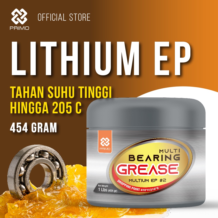 Jual PRIMO Lithium EP Grease Multipurpose Gemuk Multium EP NLGI 2 ...