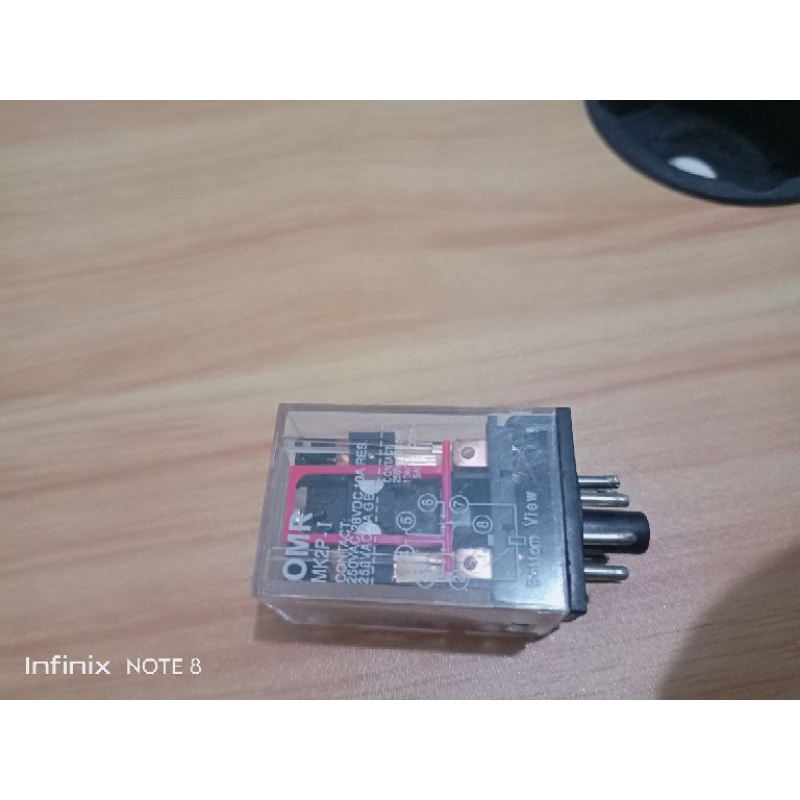 Jual Relay Kontrol Lampu Navigasi Kapal Laut 24Vdc 40Watt Type MK2P ...