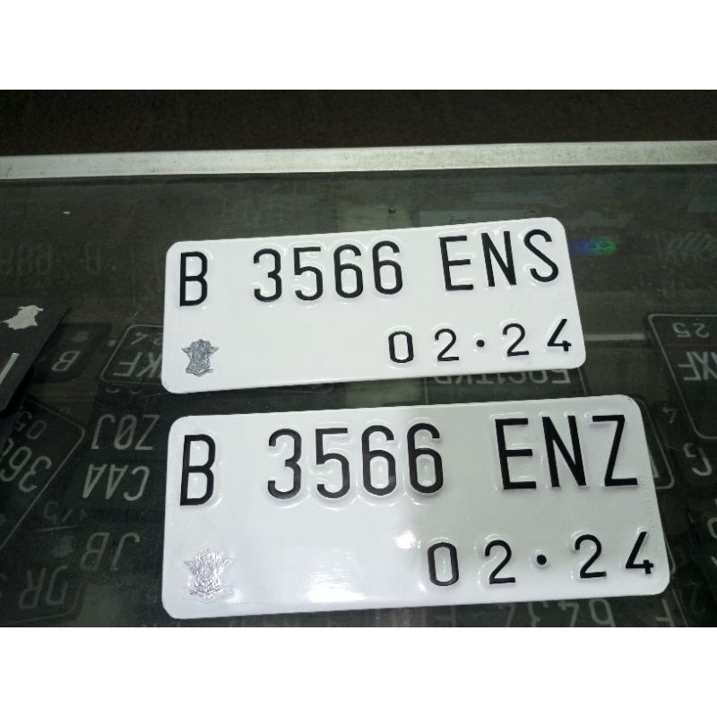 Jual PLAT NOMOR MOTOR BAUT TANAM / LIPAT ( Free cutting nama) | Shopee ...