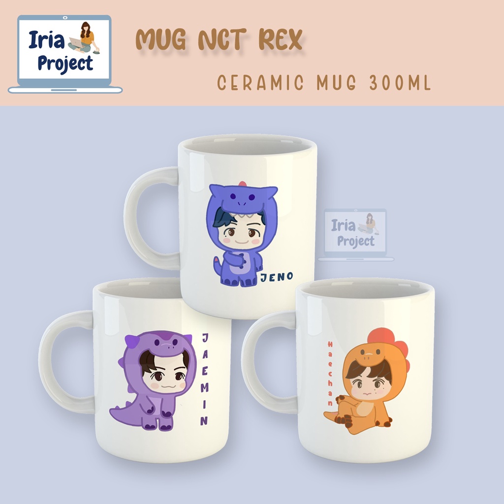 Jual Souvenir / Merchandise Fankit Mug / Gelas NCT Rex - Jaemin Haechan ...