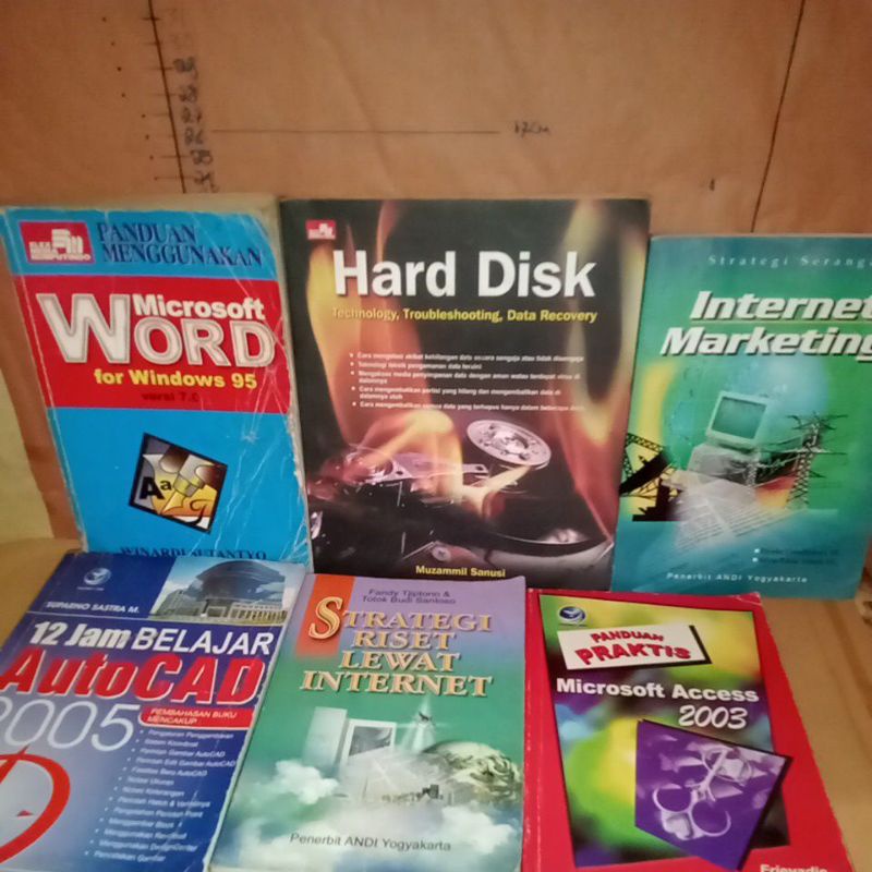Jual BUKU KOMPUTER, MICROSOFT, AUTOCAD, INTERNET, HARD DISK, PANDUAN ...
