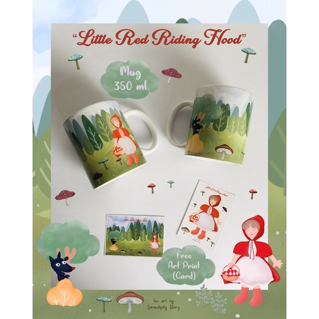 Jual Mug Little Red Riding Hood | Shopee Indonesia