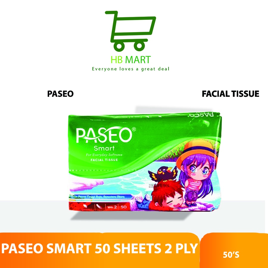 Jual Paseo Smart Travel Pack Tissue [50 sheets] / Tissue Paseo Smart ...