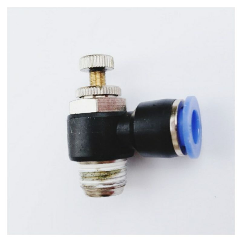 Jual Fitting speed control / flow control elbow pneumatic untuk ukuran ...