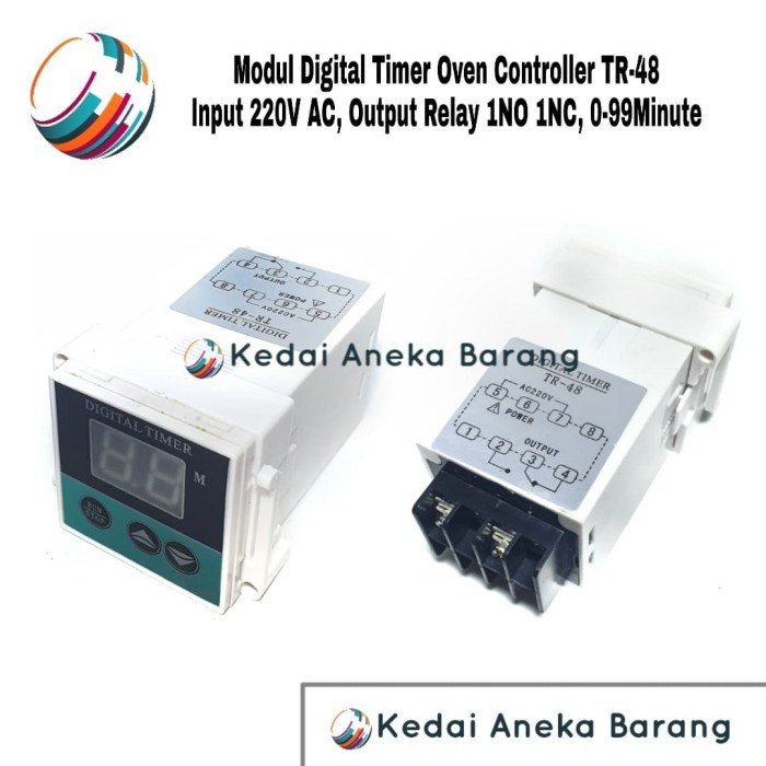 Jual Dijual Modul Digital Timer Oven Controller Tr-48 Tr48 220V Ac ...