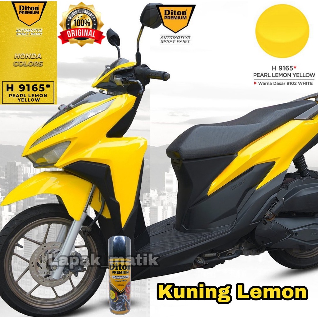 Jual Pilok DITON PREMIUM KUNING LEMON PEARL LEMON YELLOW H9165 400ml ...