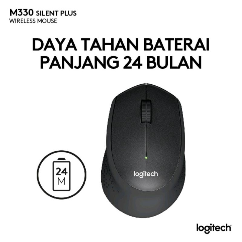 Jual Mouse Wireless Logitech M330 | Shopee Indonesia