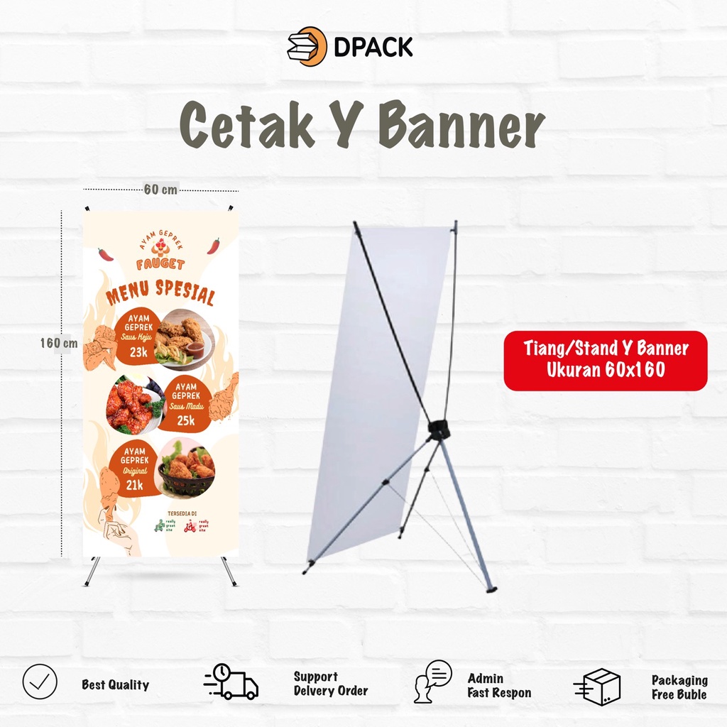 Jual CETAK X BANNER / Y BANNER / STAND BANNER / STANDING BANNER MURAH / X BANNER WISUDA ...