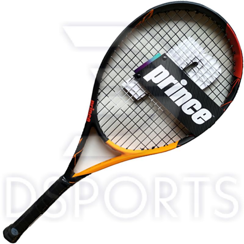 Jual Prince Bandit Black Orange Red 110 255 G 16x19 255gr ( Racket ...