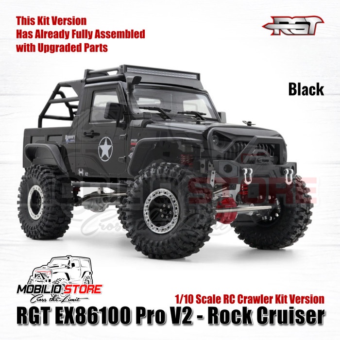 Jual RGT EX86100 Pro V2 - Rock Cruiser 1/10 Scale RC Crawler Kit ...