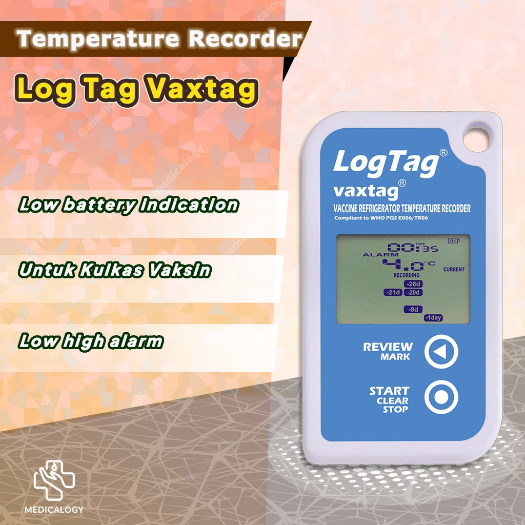 Jual Log Tag Vaxtag Temperature Recorder untuk Kulkas Vaksin | Shopee ...