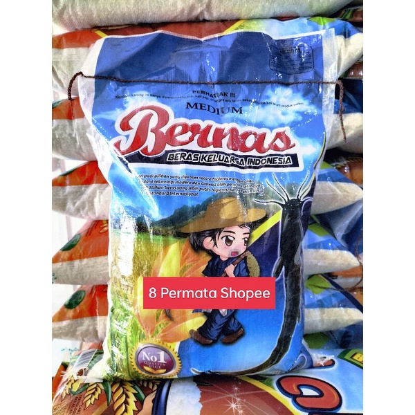 Jual Beras BERNAS 5KG | Shopee Indonesia