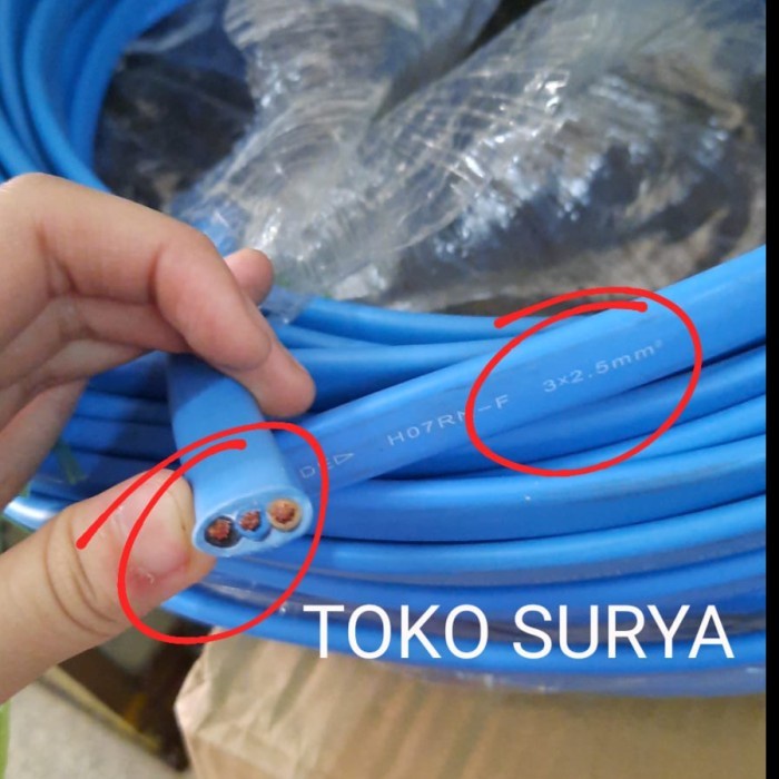 Jual KABEL SUBMERSIBLE 3 x 2.5 mm 20 meter Kabel Pompa Submersible ...