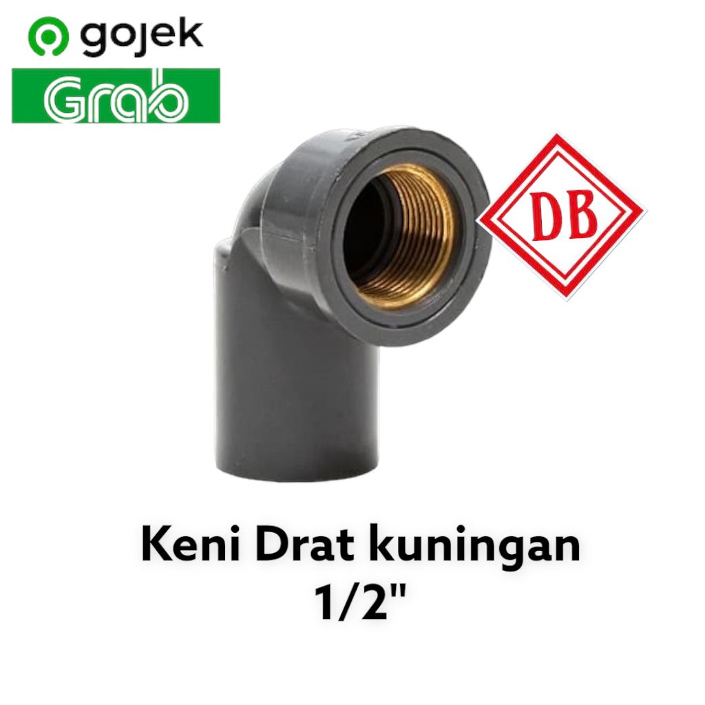 Jual KNIE DRAT 1/2"inch KUNINGAN/SAMBUNGAN KRAN/SAMBUNGAN PIPA/BELOKAN ...