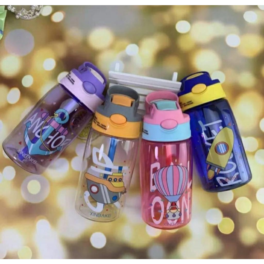 Jual Botol Minum Anak Motif Karakter 480ml Termos Gambar Roket Anchor ...