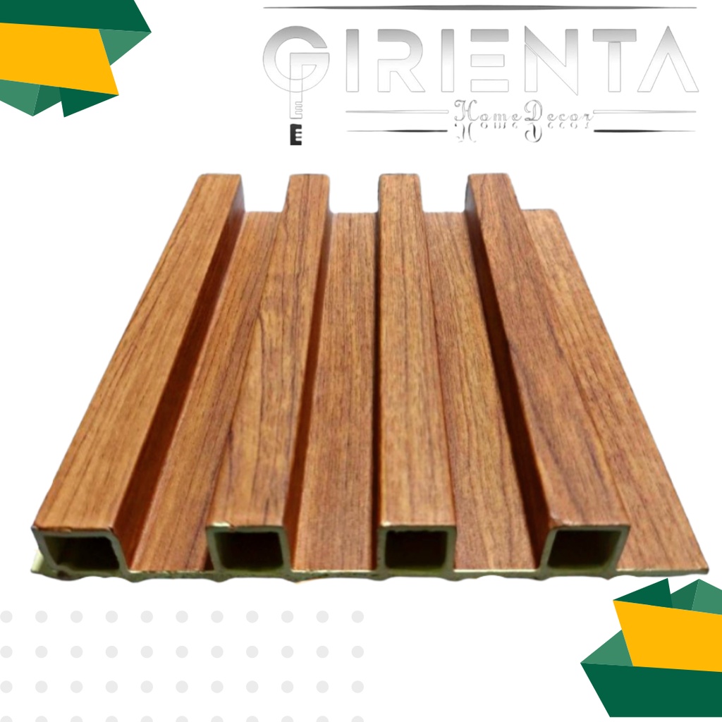 Jual WPC kisi-kisi Hiasan Dinding/Wall Panel WPC Modern 2.95m x 16cm ...