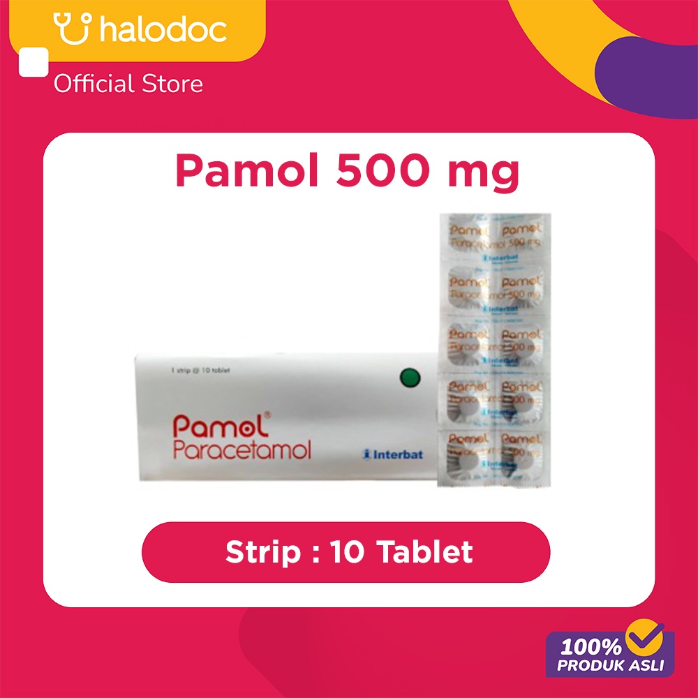 Jual Pamol 500 mg 10 Tablet | Shopee Indonesia