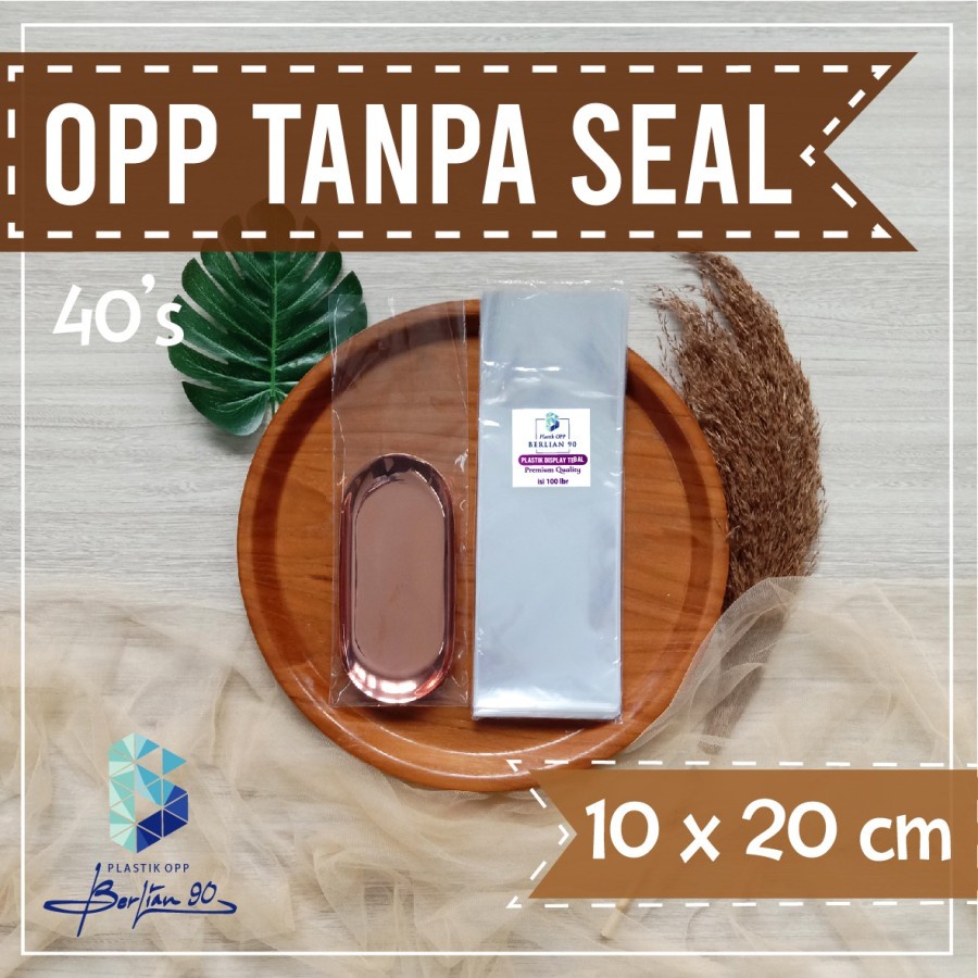 Jual Plastik Opp Tanpa Lem 10x20 Cm 40s Micron Plastik Opp Kaca Tebal ...